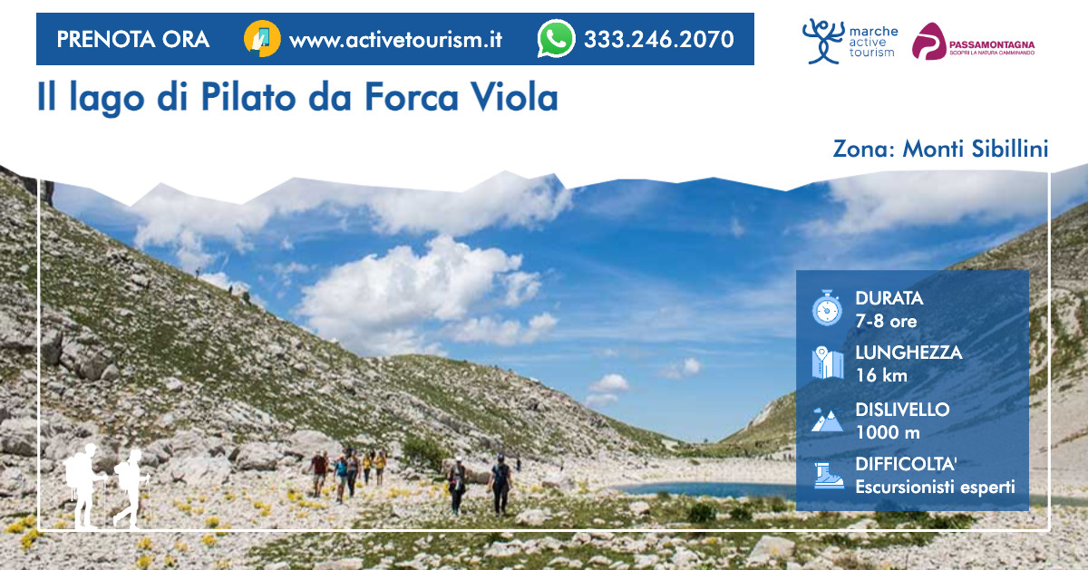 Il lago di Pilato da Forca Viola - 07/06/2025